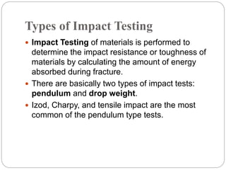 Impact test | PPTX