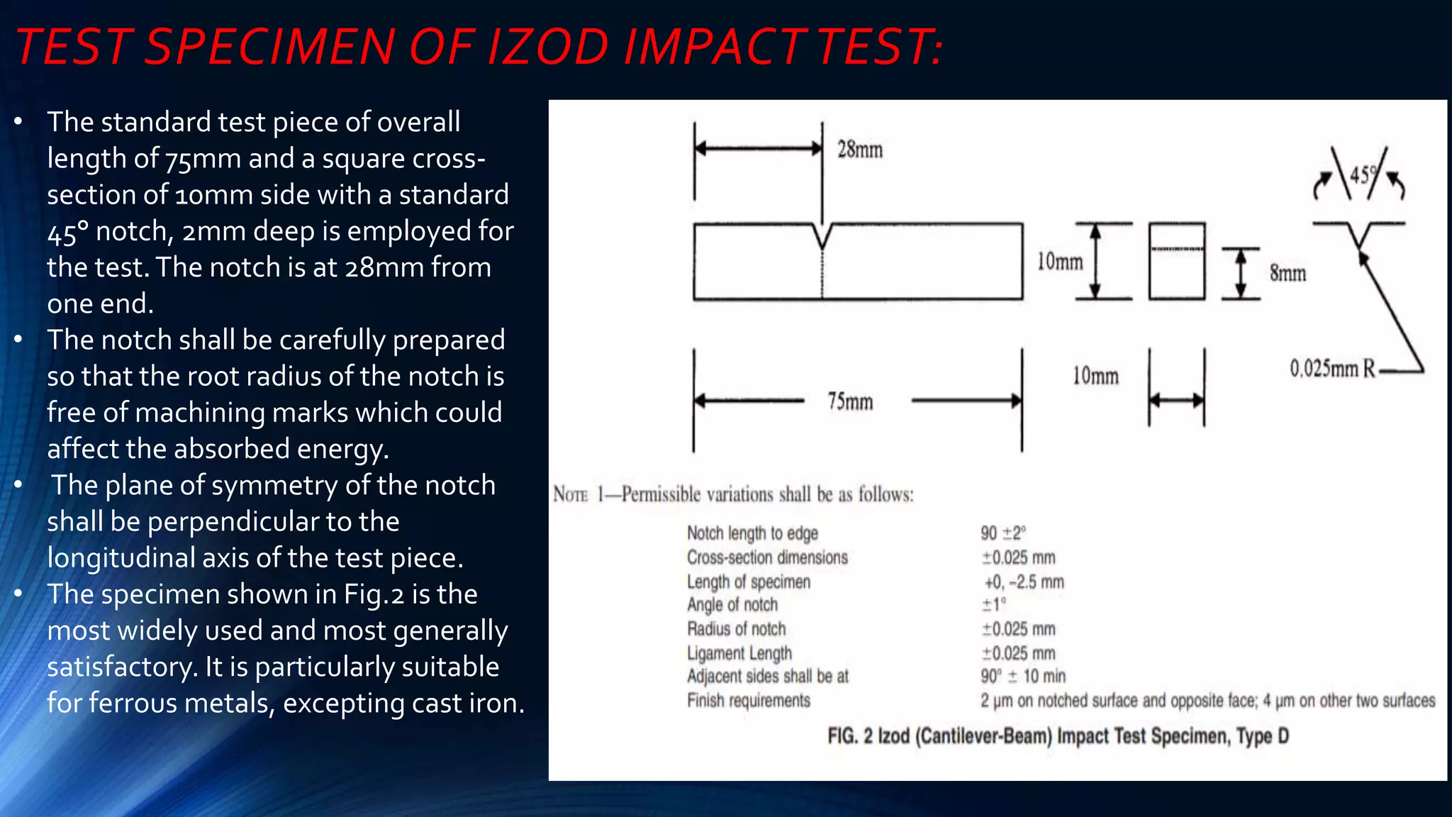 Impact testing | PPTX