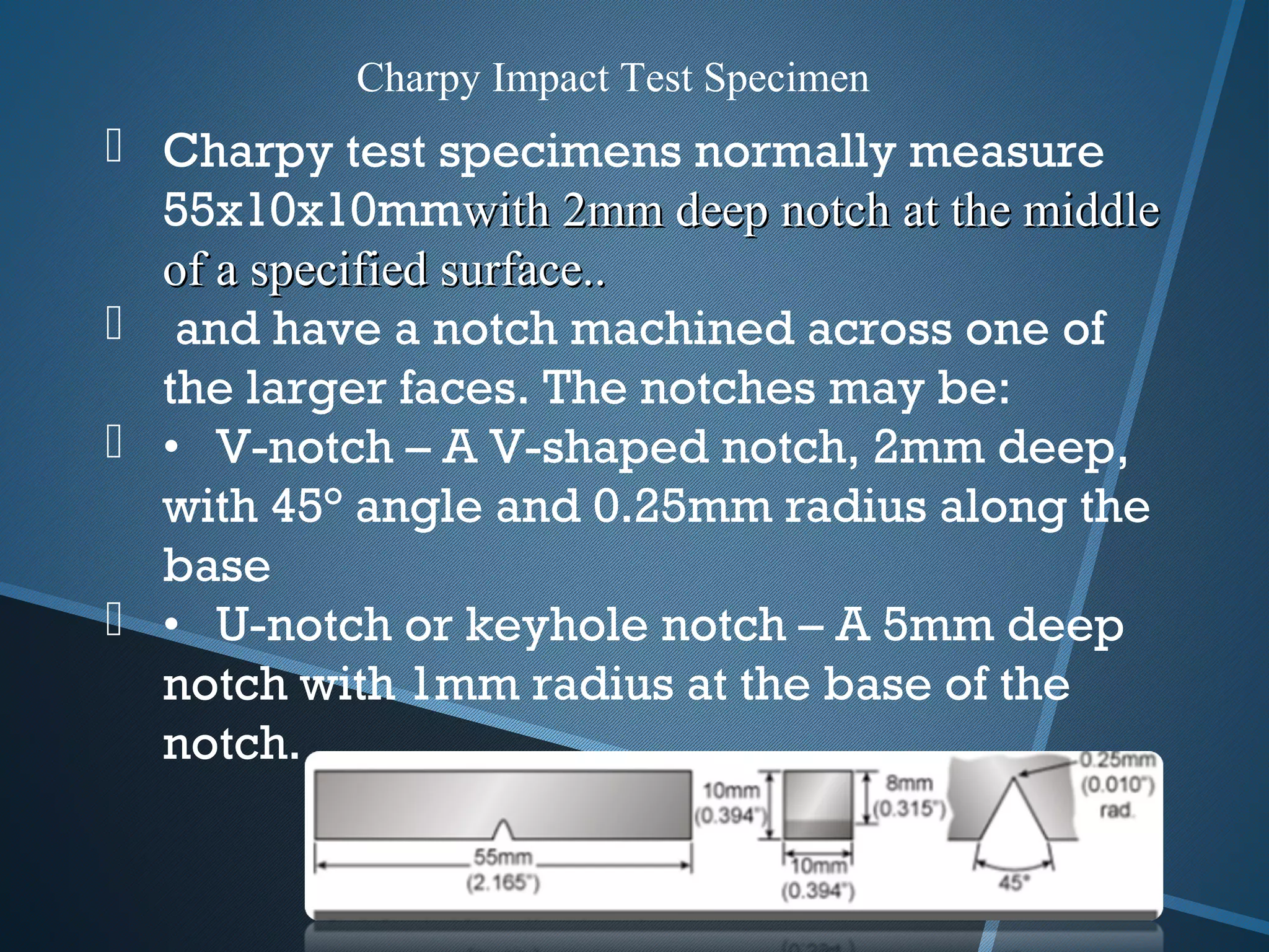 Impact test on metals | PPT