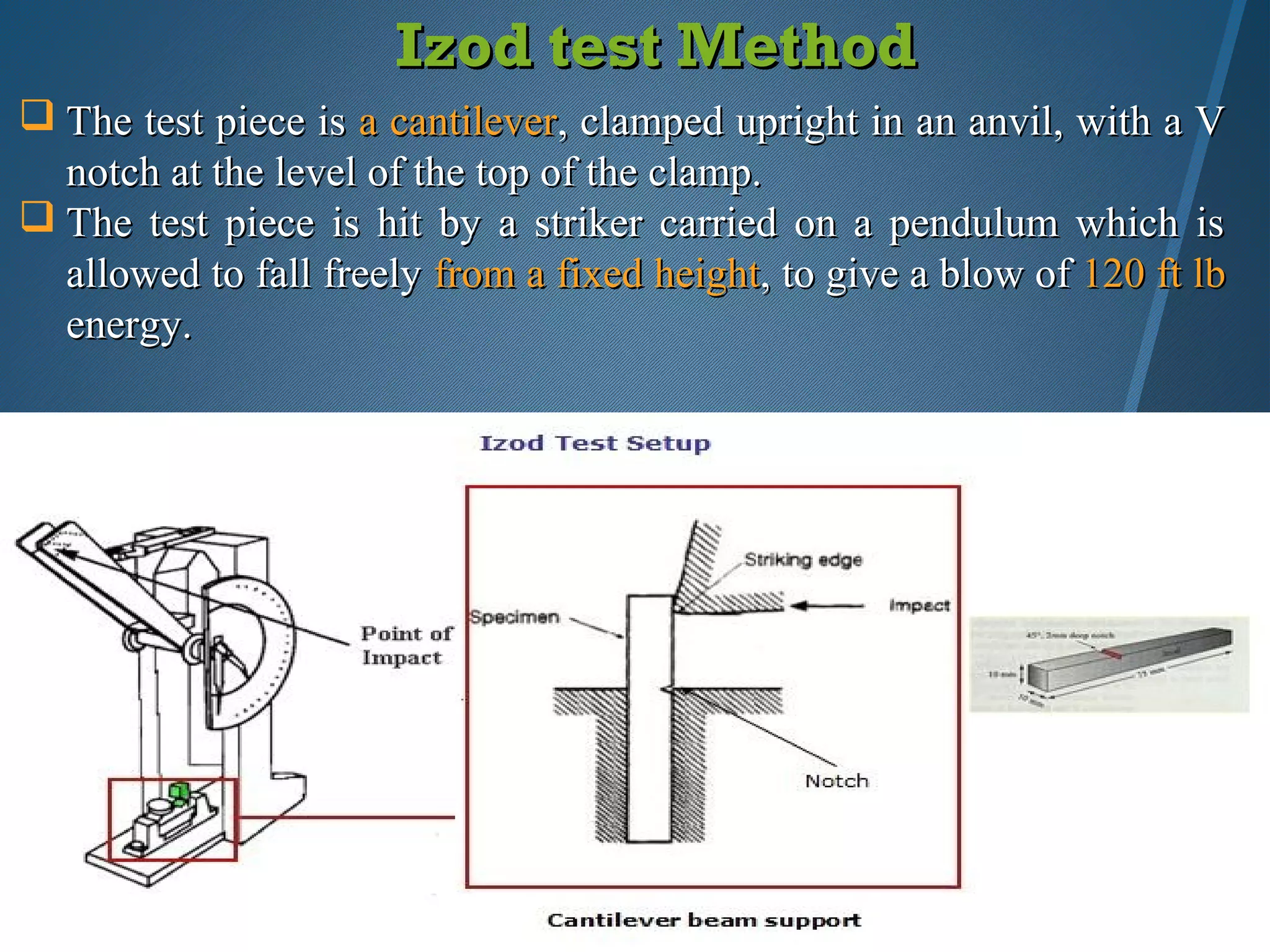 Impact test on metals | PPT
