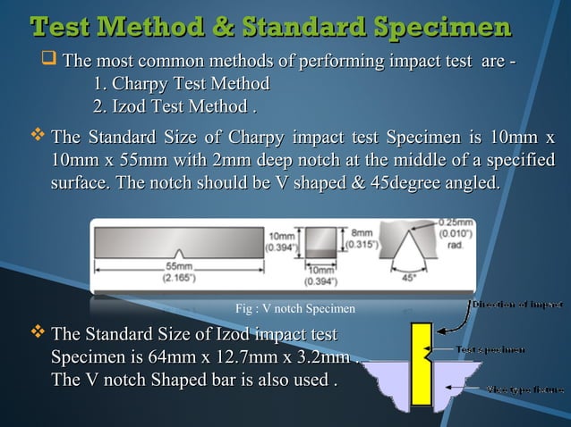 Impact test on metals | PPT