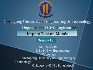 Impact test on metals | PPT