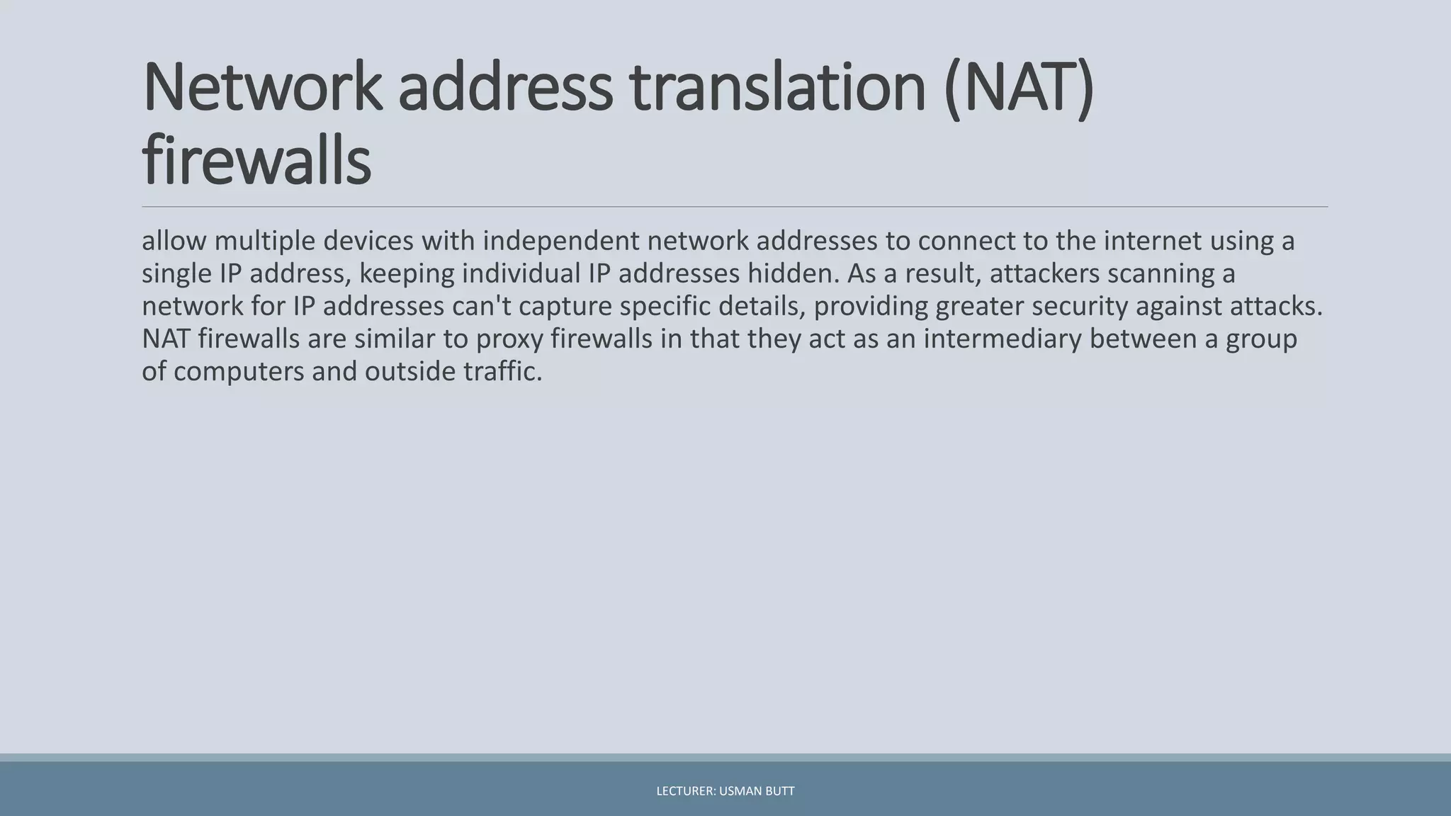 Impact to it security of incorrect configuration of firewall policies ...