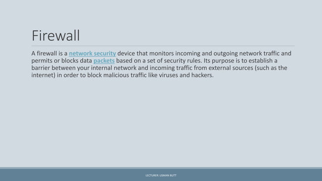 Impact to it security of incorrect configuration of firewall policies ...