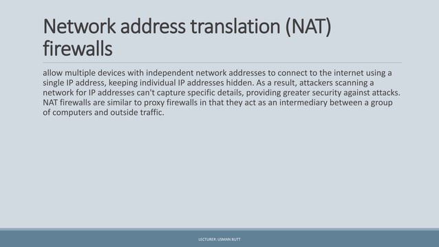 Impact to it security of incorrect configuration of firewall policies ...