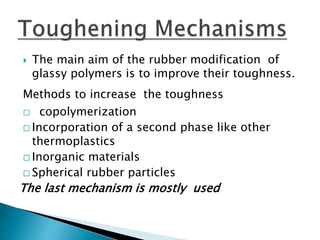 Impact toughening mechanism | PPTX