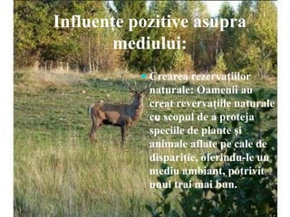 Impactul activitatilor antropice asupra mediului inconjurator | PPTX