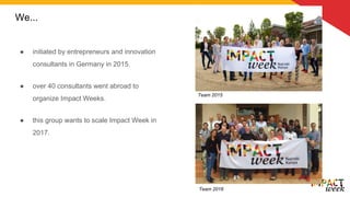 Impact Week - Program Overview | PDF