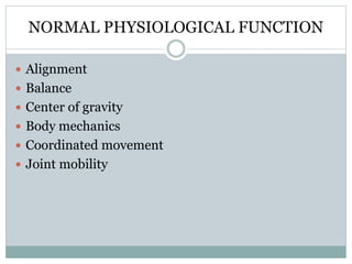 Impair body alignment and mobility & nursing care | PPTX