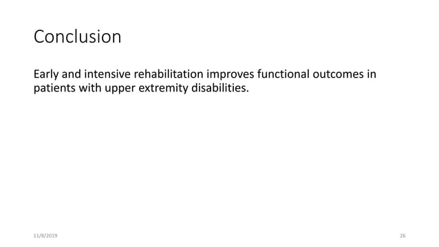 Impaired function of right upperlimb as a post surgical complication in ...