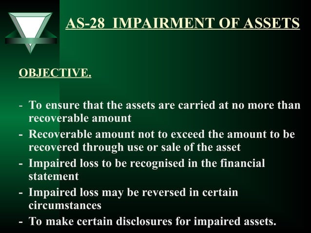 Assets Impairment Concept and brief understanding | PPT
