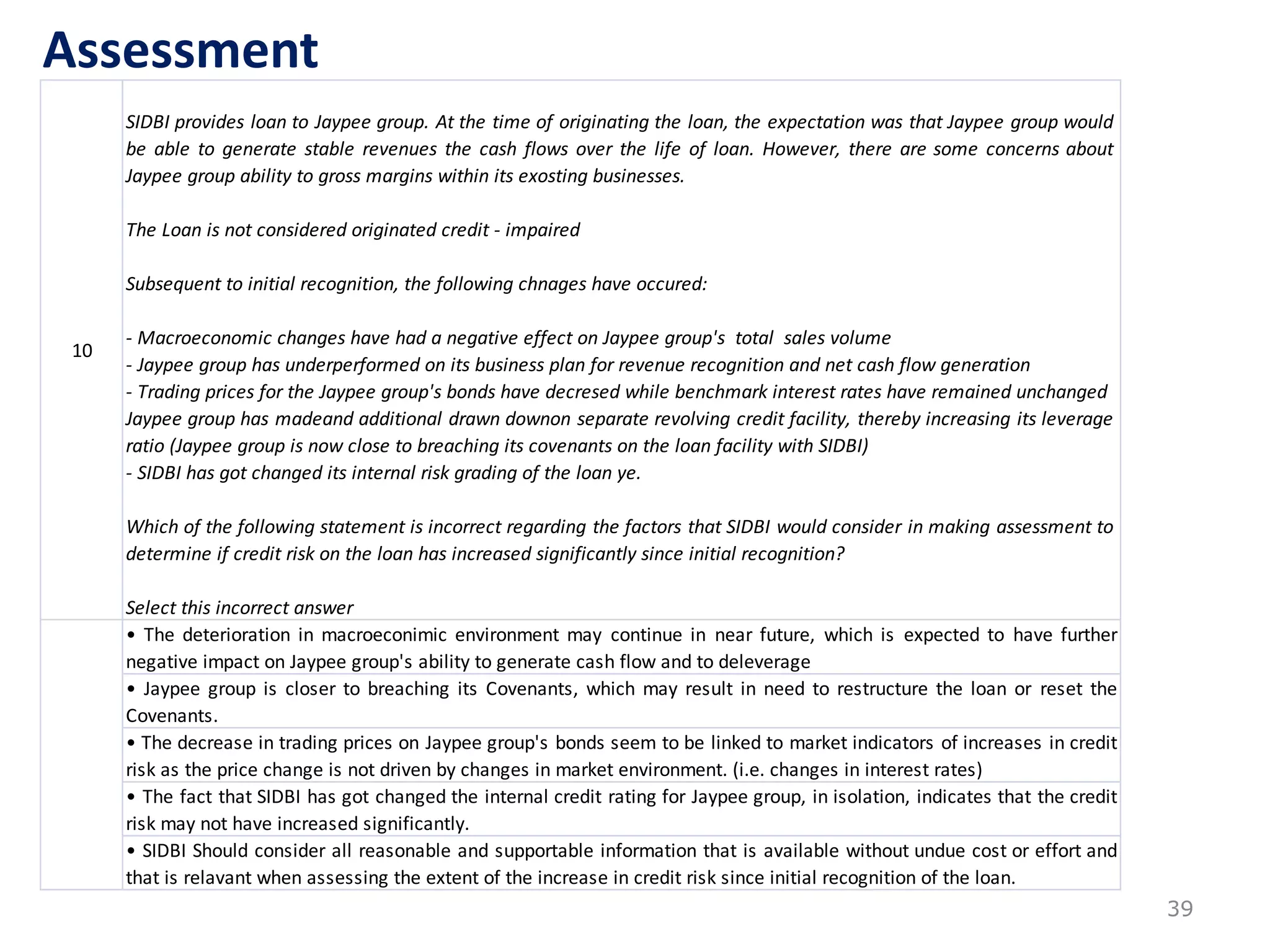 IFRS 9 / Ind AS 109 Impairment of Financial Asset | PDF