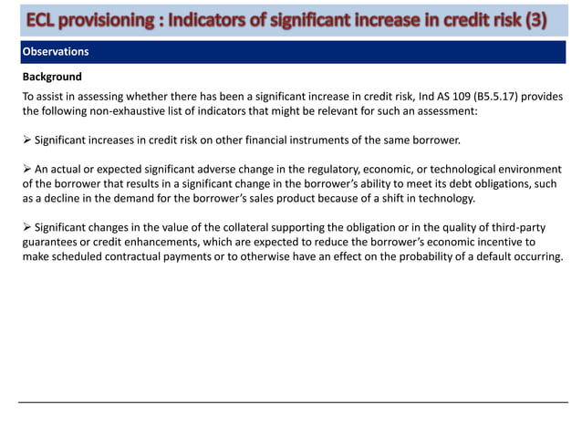 IFRS 9 / Ind AS 109 Impairment of Financial Asset | PDF | Stocks and ...