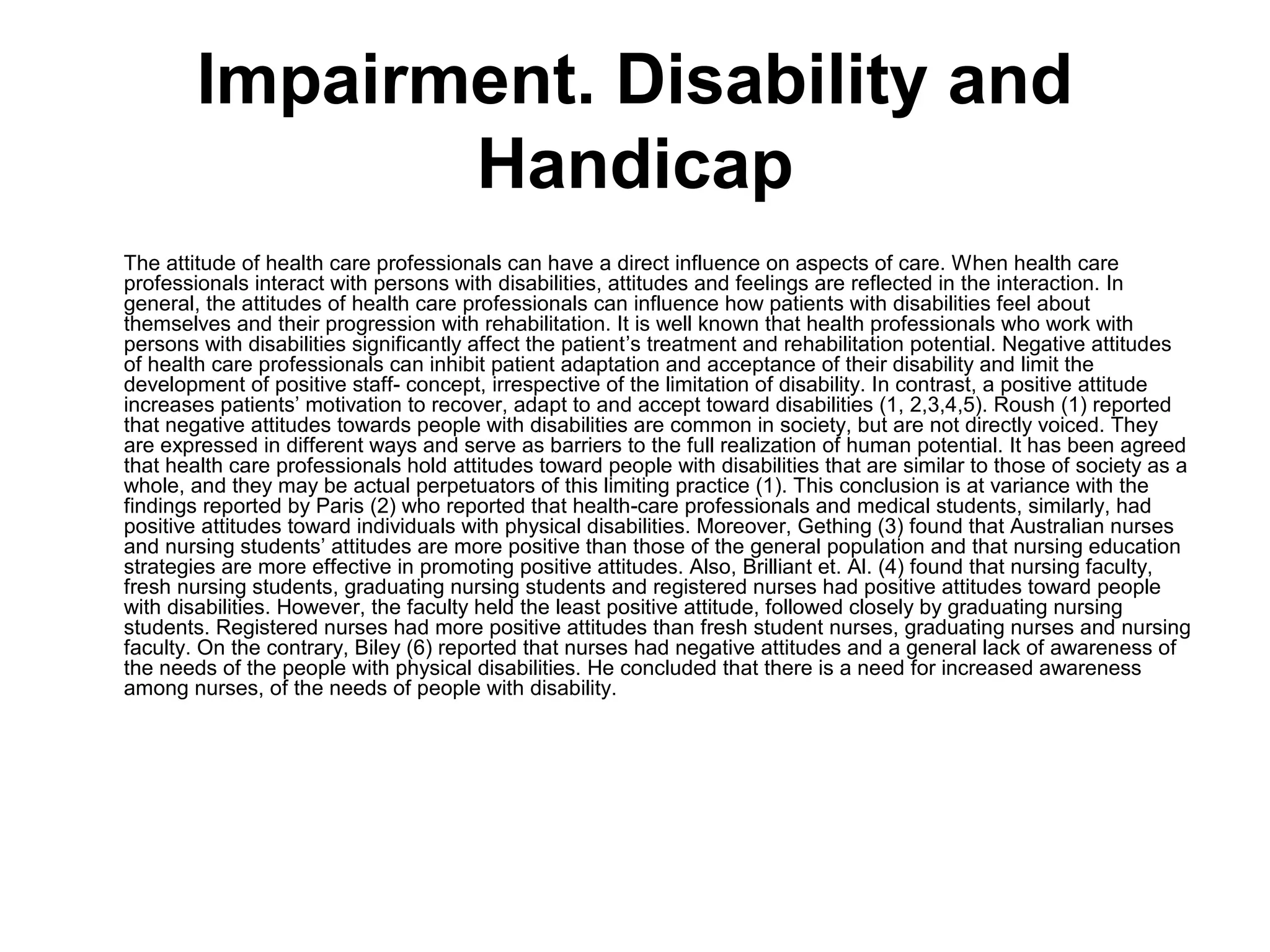 Lecture 15:Impairment, disabilty & handicap-DR.Naif