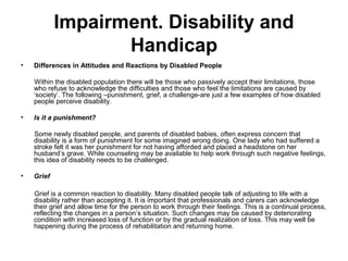 Lecture 15:Impairment, disabilty & handicap-DR.Naif