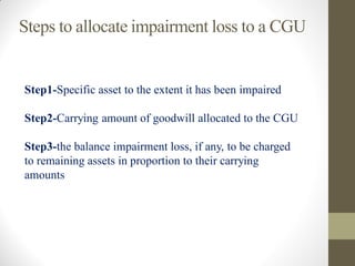 Impairment of assets | PDF