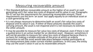 IMPAIRMENT OF ASSETS measurement basics. | PPTX | Stocks and Bonds ...