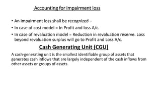 IMPAIRMENT OF ASSETS measurement basics. | PPTX | Stocks and Bonds ...