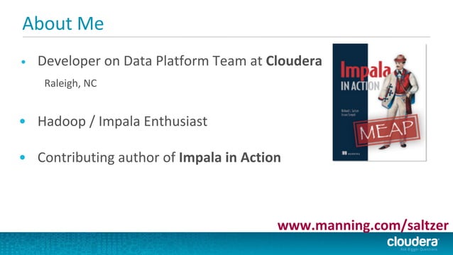 Impala: A Modern, Open-Source SQL Engine for Hadoop | PPT