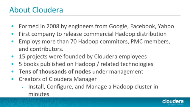 Impala: A Modern, Open-Source SQL Engine for Hadoop | PPT