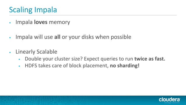 Impala: A Modern, Open-Source SQL Engine for Hadoop | PPT