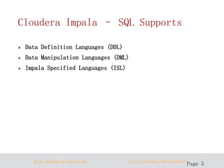 Impala SQL Support | PDF | Databases | Computer Software and Applications