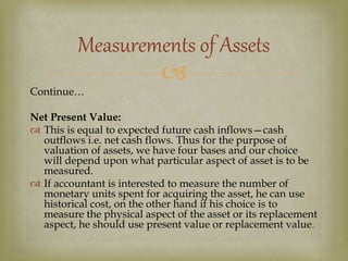 RECOGNITION AND MEASUREMENT OF ASSETS AND LIABILITIES | PPTX