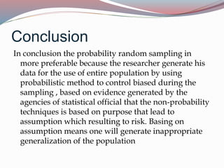 SAMPLING MEANING AND TYPES | PPT