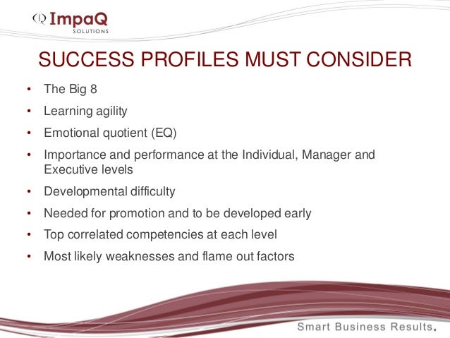 Using Success Profiles to Grow Your Business