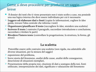 Imparare scrivere | PPT