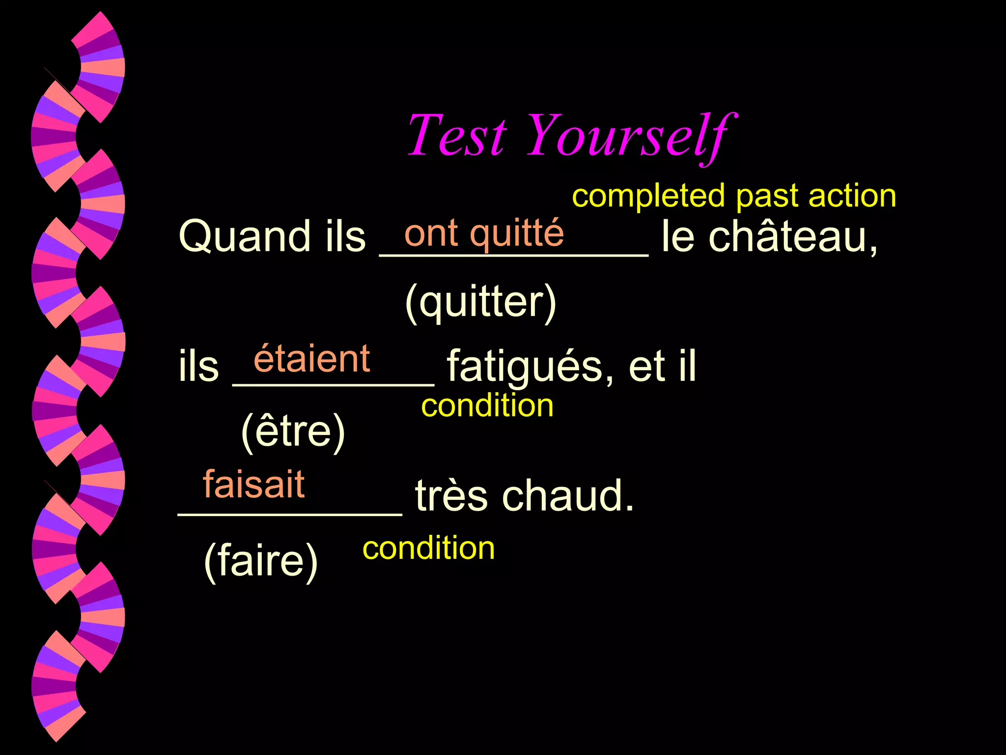 Imparfait vs passe compose | PPT