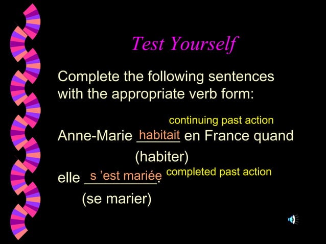 Imparfait vs passe compose | PPT