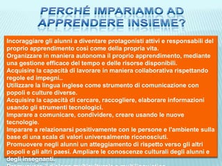 Impariamo ad apprendere insieme | PPT