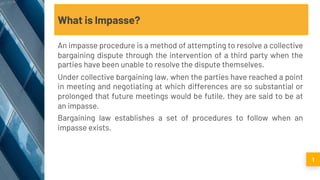 Impasse procedures | PPT