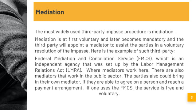 Impasse procedures | PPT