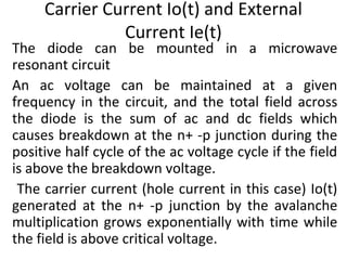 Impatt diode | PPT
