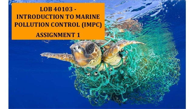 Introduction to Marine Pollution Control