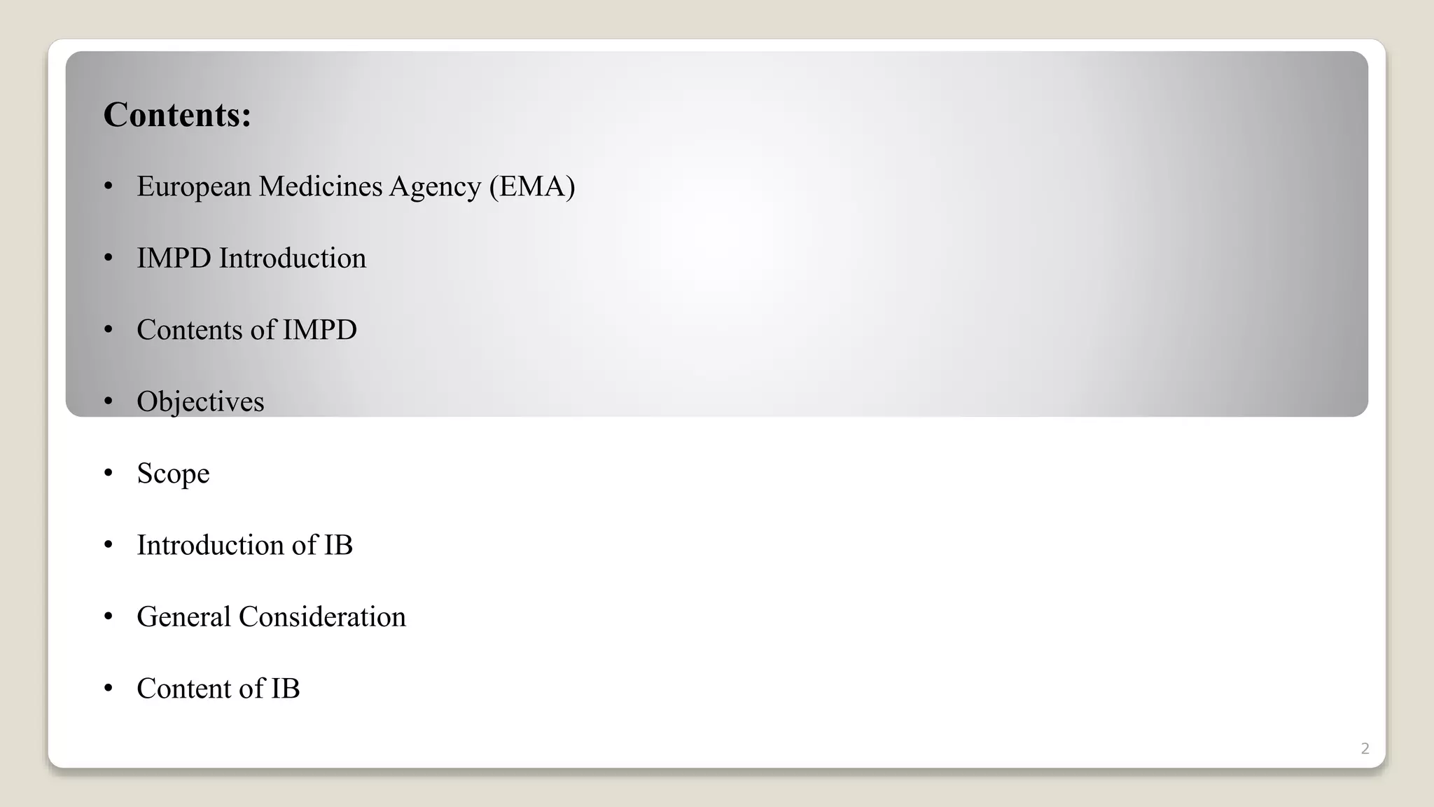 Investigation of Medicinal Product Dossier (IMPD) and Investigator Brochure (IB) | PPTX