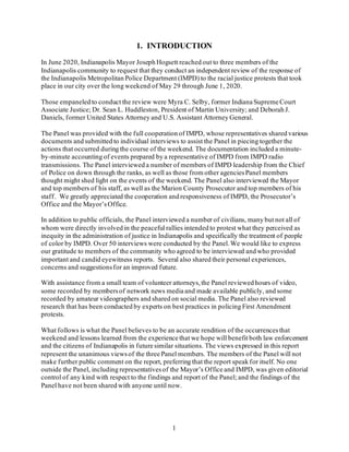 Impd review panel full report | PDF