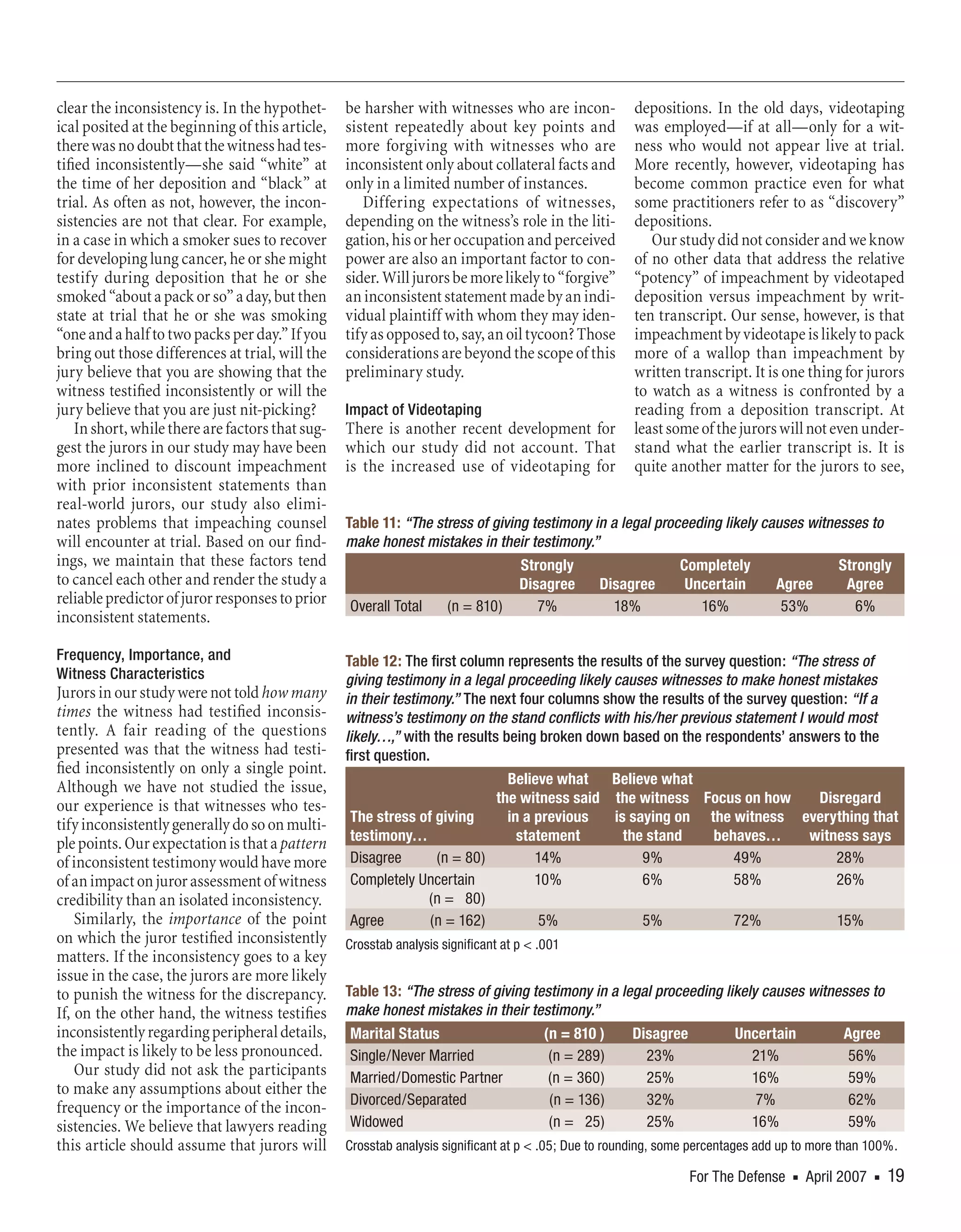 Impeaching With Prior Inconsistent Statements | PDF | Law