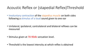 IMPEDANCE AUDIOGRAM or TYMPANOMETRY.pptx | Digital Audio | Computer ...