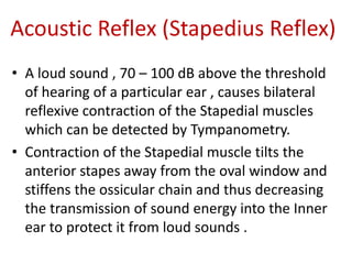 Impedance audiometry | PPTX