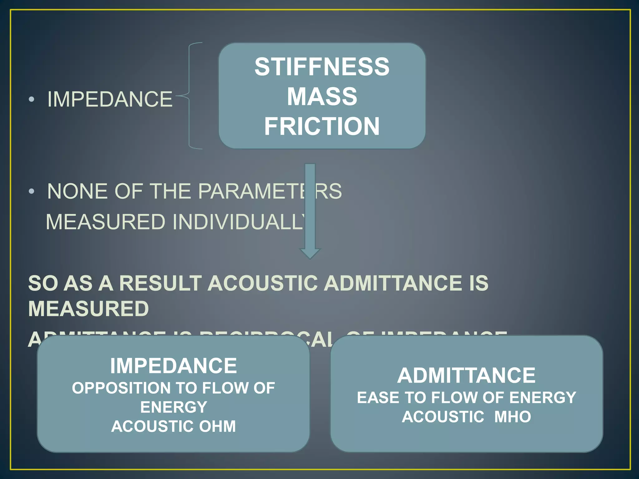 Impedance audiometry part 1 | PPTX