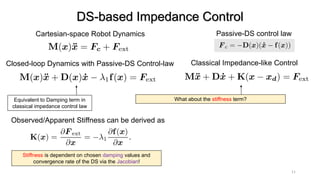 Lecture 3 - DS-based Impedance/Force Control | PDF