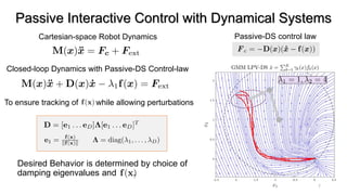Lecture 3 - DS-based Impedance/Force Control | PDF