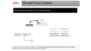 [ICRA 2019] Lecture 3: Impedance Control and Force Generation with DS | PDF