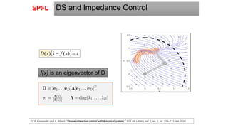 [ICRA 2019] Lecture 3: Impedance Control and Force Generation with DS | PDF