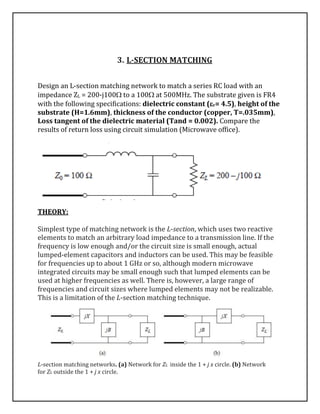 Impedance matching in awr | PDF