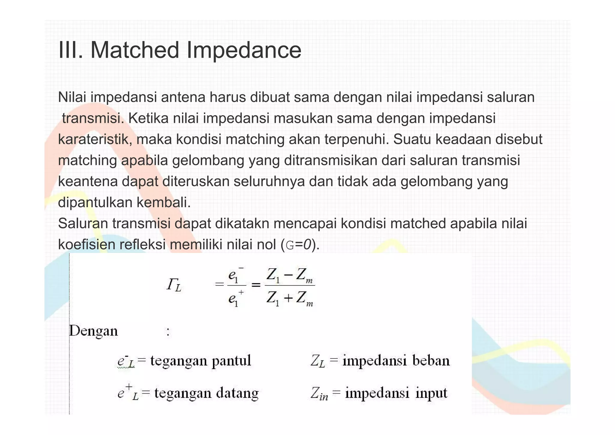 Impedansi Antena Oleh Risdawati Hutabarat | PDF