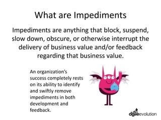 Nasty Impediments: Unclog the Pipe for Business Agility | PPT